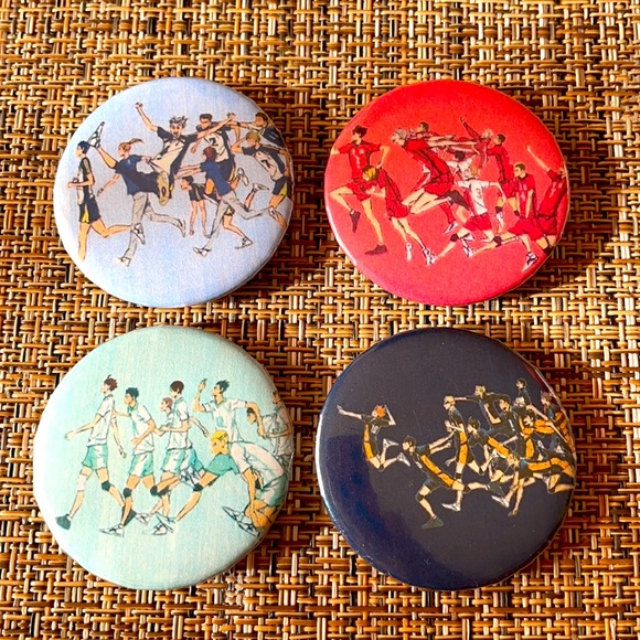 Accessories | New Handmade Haikyuu Pin Set | Poshmark